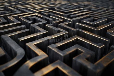 Maze Represents Complexity And Challenge Navigating Through Intricate Paths With Strategy And