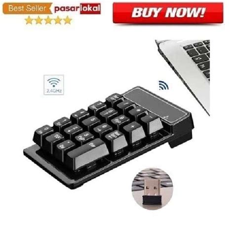 Jual Keypad Angka Wireless Numeric Keypad Numpad Wireless 24ghz Di