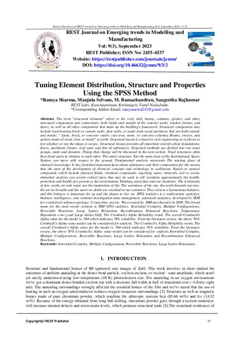 Pdf Tuning Element Distribution Structure And Properties Using The