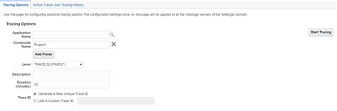 selective tracing for oracle soa suite