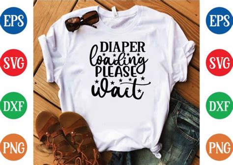 13 Diaper Loading Please Wait Svg Designs Graphics