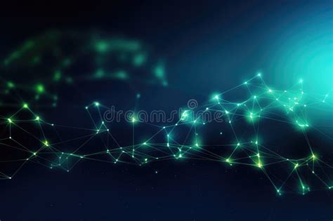 Connection Structure 3d Rendering Abstract Technology Background With