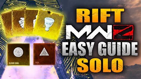 MW Zombies Season Reloaded EASTER EGG Rift Solo Guide Unlock Schematics YouTube
