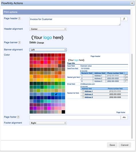 Create PDF Documents Flowfinity Knowledge Base
