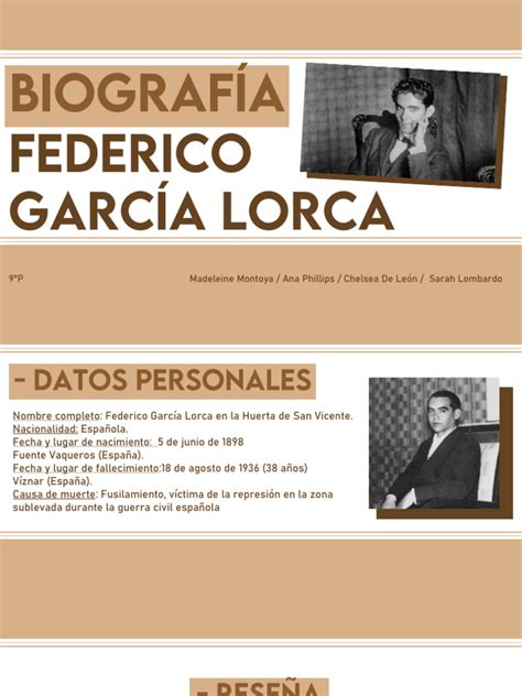 Biografía Federico Lorca Pdf