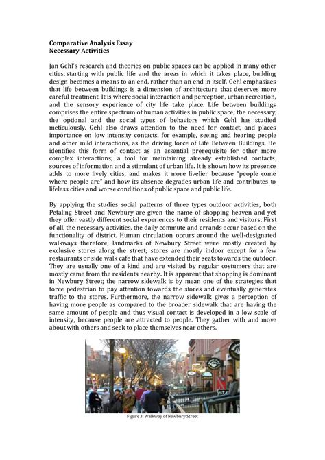 Comparative Analysis Essay Docx