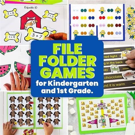 file folder games activities artofit