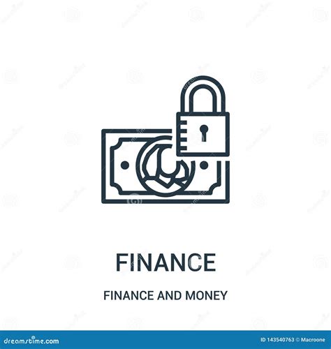 Finance Icon Vector From Finance And Money Collection Thin Line Finance Outline Icon Vector