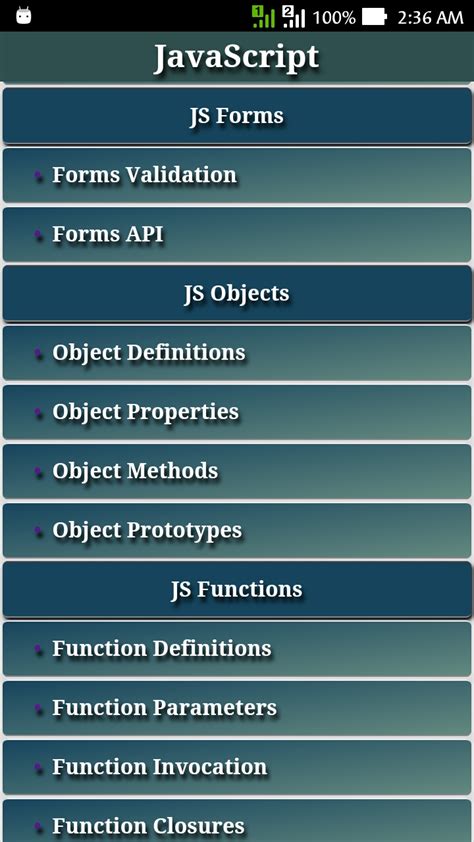 Learn Javascript Complete Javascript Tutorial Appappstore For Android