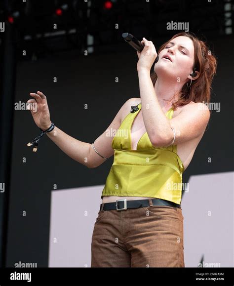 Katie Gavin Of Muna Performs At The 2021 Bottlerock Napa Valley Music