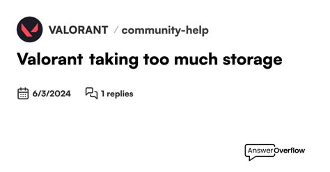 valorant taking too much storage valorant