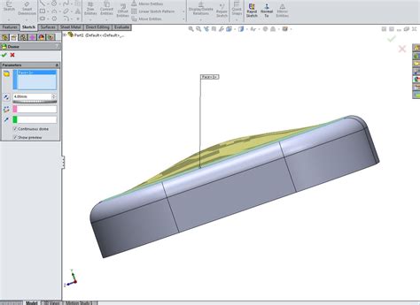 Dome Feature In Solidworks Grabcad Tutorials