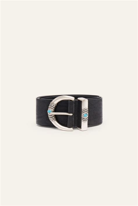 Wide Belt Blye Black Baandsh Us