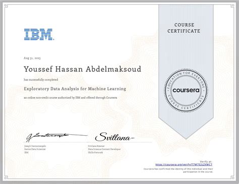 Exciting Update Just Completed The First Course In My Machine Learning