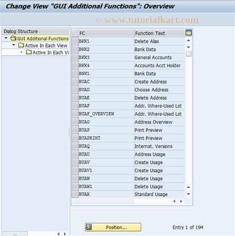 Bus9 Sap Tcode Bdt Gui Additional Functions