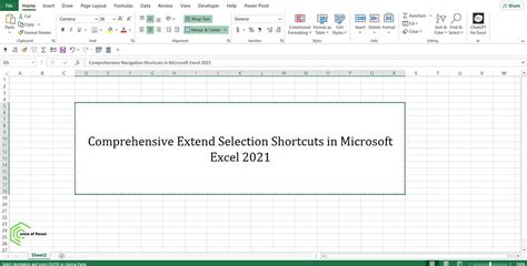 Ms Excel Extend Selection Shortcuts Windows Mac And Web