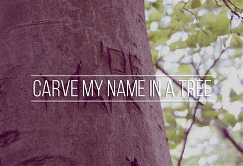 Carving Names In Trees A Romantic Bucket List Item