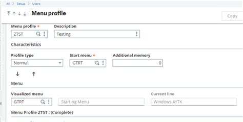 Learn How To Create A Menu Tree Structure In Sage X3 V12 Germinit