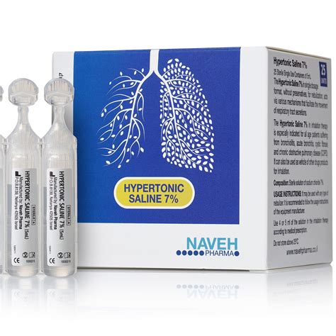 Buy Naveh Rsv Hypertonic Saline Solution 7 Nebulizer Diluent For