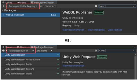 Unity Manual Search Box