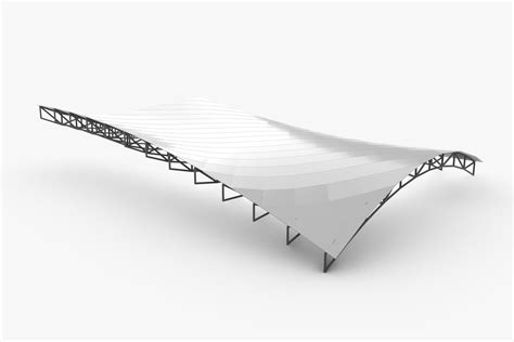 3d Truss Wavy Structures Turbosquid 1964898