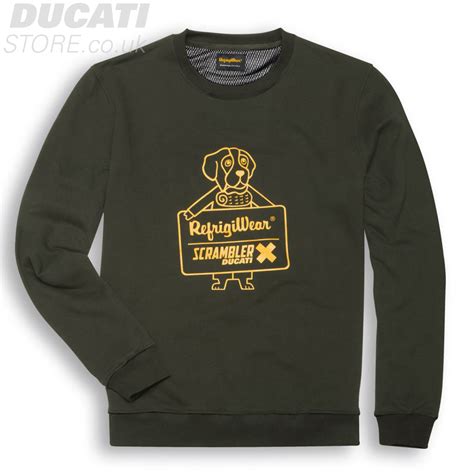 Ducati Scrambler Refrigiwear Bench Sweatshirt Green
