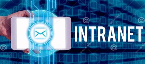 Text Caption Presenting Intranet Business Showcase Local Or Restricted Communications Network