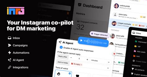 Inrō Your Instagram Co Pilot For Dm Marketing