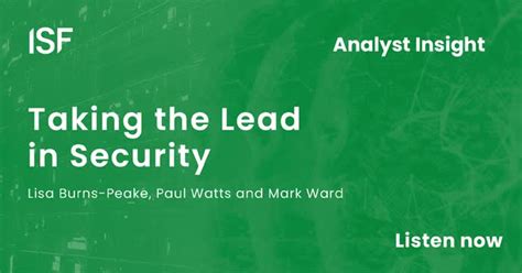 Information Security Forum On Linkedin Analystinsightpodcast Ciso Cybersecurity Infosec