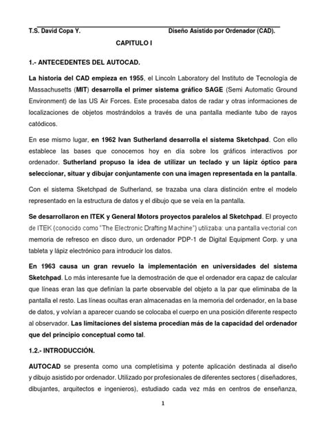 Introduccion Autocad Descargar Gratis Pdf Cad Automático Ventana Informática