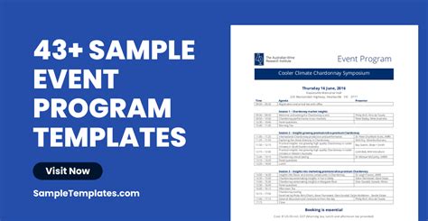 FREE 43 Event Program Templates In MS Word Google Docs Google Sheets Excel Publisher
