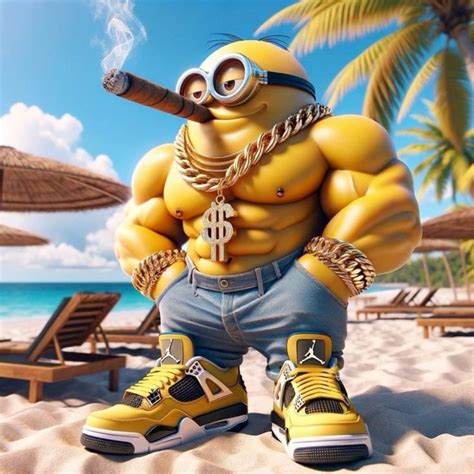 Миньон качок Миньоны Мемы Забавные картинки