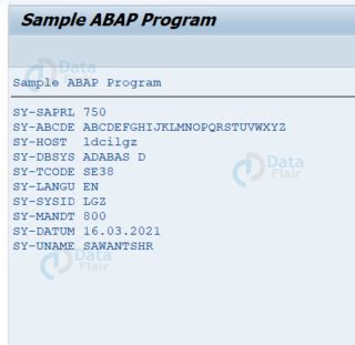 SAP ABAP Data Types Variables Constants Literals DataFlair