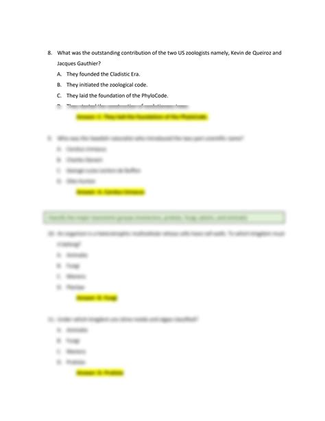 Solution Basic Principles Of Classification In Biology Studypool