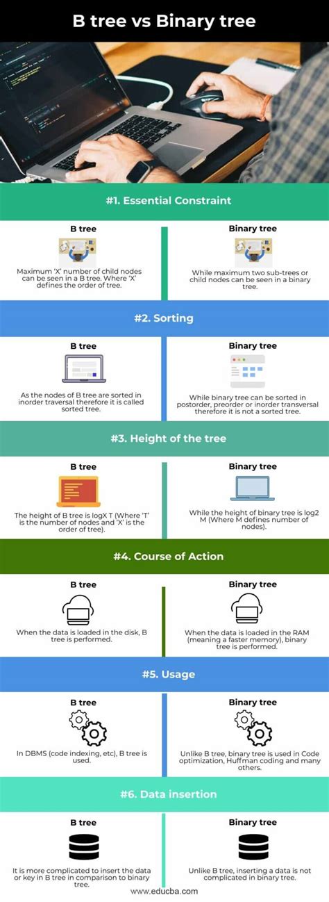 B Tree Vs Binary Tree Top Differences Of B Tree Vs Binary Tree