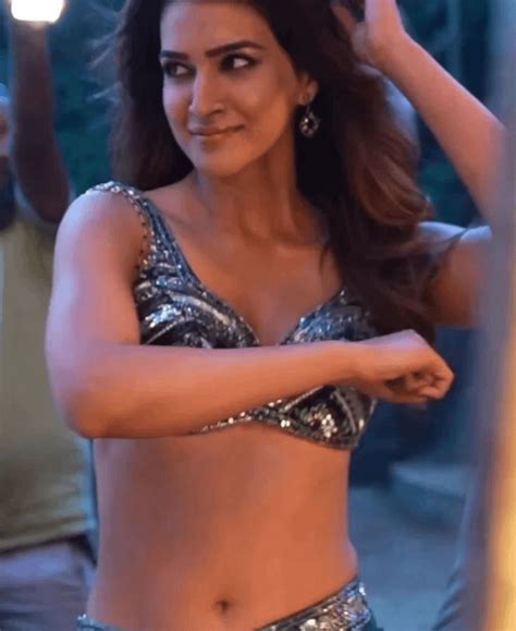 Kriti Sanon Flaunting Her Perfect Belly And Lovely Navel R