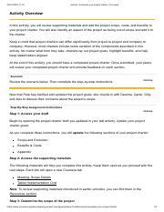 Developing A Comprehensive Project Charter Scope Costs And Course Hero