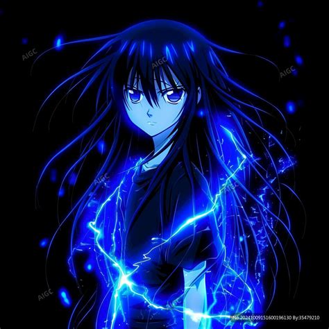 Ai创作图黑蓝色炫酷 长发白衣头像 动漫鸬鹚 动漫人物插画 明星动漫 动漫动画动漫人物 动漫卡通少女 动漫人物素材 二次元人物 二次元世界 人物素材自发光 二次元老婆 薜若赤阳子 蓝色与黑暗