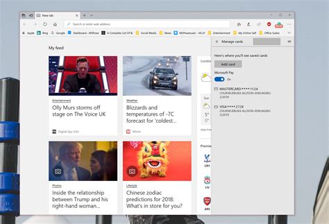 Microsoft Edge Autofill Virtualfox