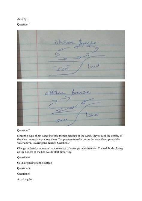 Lab Assessment 8 Lab Experiment Report Activity 1 Question 1