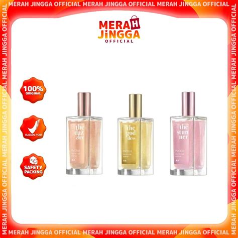 Jual Pucelle Eeu De Luxe 50ml Glitter Merah Jingga Official Shopee Indonesia