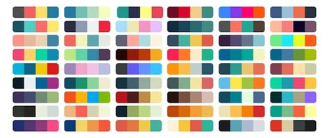 Premium Vector Vector Color Palette Set Design Template Multi Color