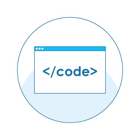 Browser Window With Code Vector Art At Vecteezy
