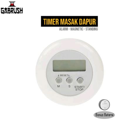 Jual Timer Masak Dapur Digital Magnet Dengan Alarm Kitchen Timer