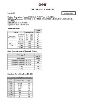 Fillable Online SOP Form Meso Scale Discovery Fax Email Print PdfFiller