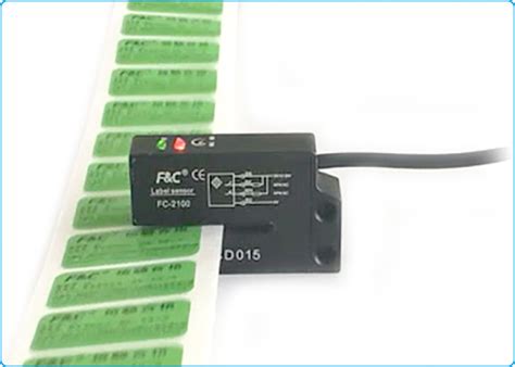 Adhesive Common Label Detection 2mm Slot Label Counting Sensor For