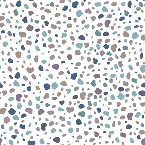 전통적인 흰색 대리석 돌이 있는 테라조 벡터 원활한 패턴 모자이크 돌의 클래식 인테리어 소재 배경 프리미엄 벡터