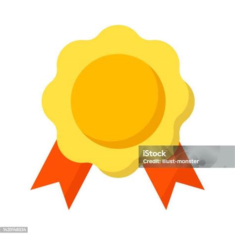 금메달 아이콘입니다 메달 획득 아이콘입니다 보상 및 배지 벡터 금메달리스트에 대한 스톡 벡터 아트 및 기타 이미지 금메달리스트 플랫 디자인 1위 Istock