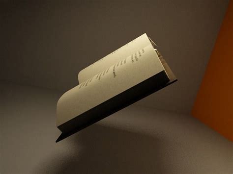 Opened Book Free 3d Model Ma Mb