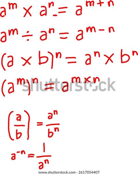 Laws Operations Fractions Over 13 Royalty Free Licensable Stock